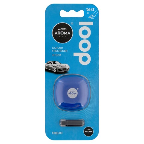 Aroma Car Loop Aqua Air Freshener 1 pc - Tesco Groceries