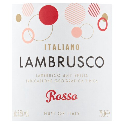 Italiano Lambrusco Rosso 75Cl - Tesco Groceries