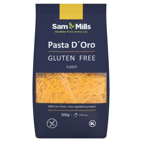 Sam Mills Pasta d'Oro Fideos Gluten-Free Pasta Made from Corn 500 g ...