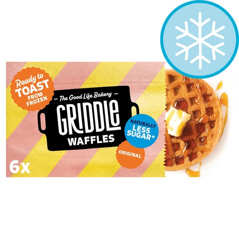 Griddle Original Wholegrain Waffles 6 Pack 200g - Tesco Groceries