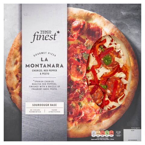 TESCO FINEST GOURMET PIZZA LA MONTANARA 395G - Tesco Groceries