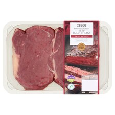 Tesco Northern Irish Beef Rump Steaks 513g - Tesco Groceries