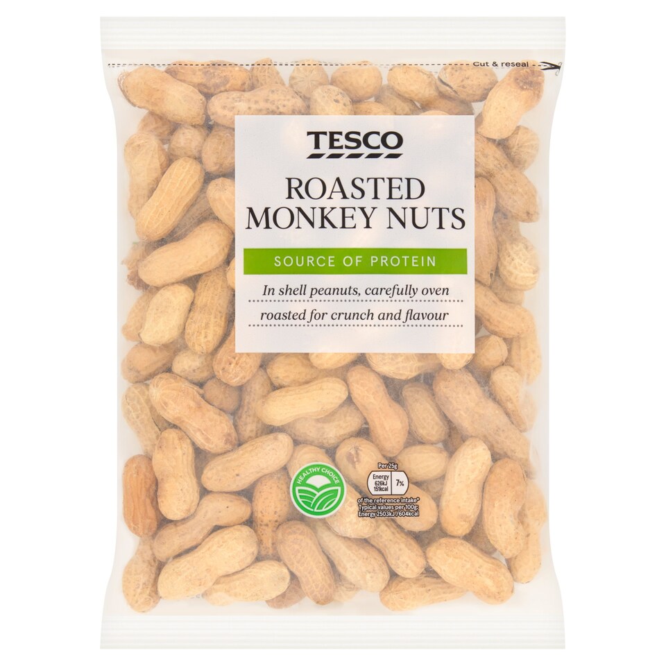 Tesco Wholefoods Roasted Monkey Nuts 250G (C) - Tesco Groceries
