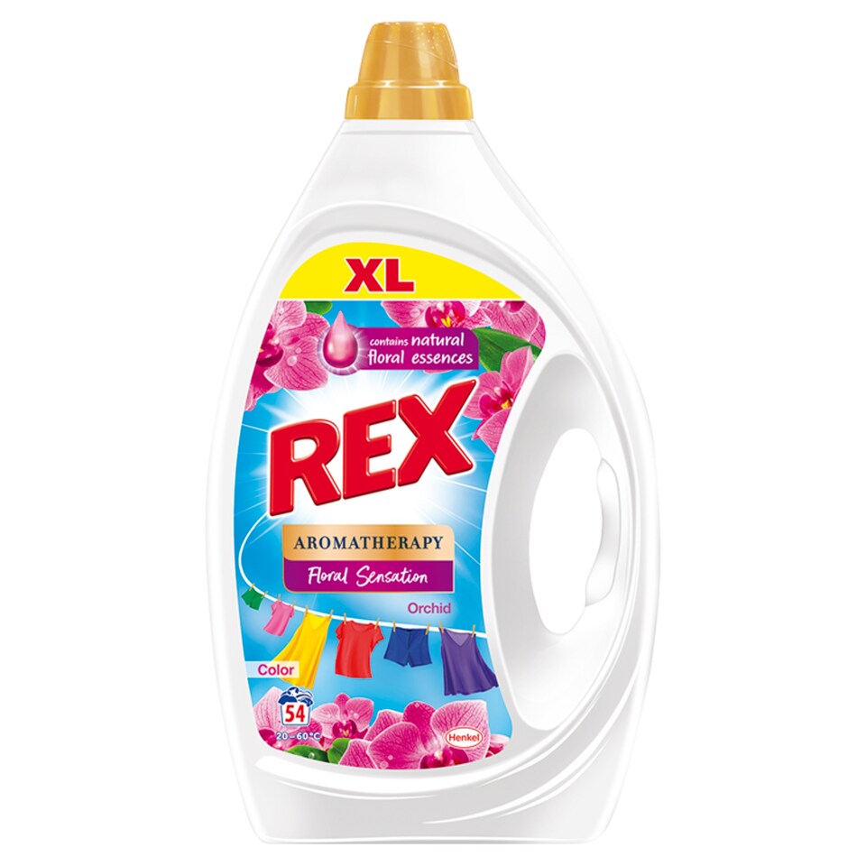 REX Aromatherapy Orchid Color Washing Gel 54 Washes 2430 ml - Tesco ...