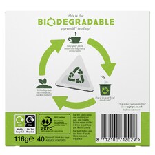 Pg Tips 40S Pyramid Teabags 116G - Tesco Groceries