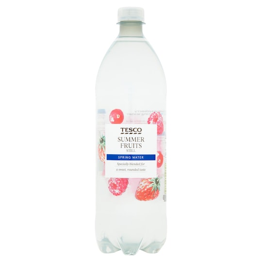 Tesco Summer Fruits Still Flavoured Water 1L - Tesco Groceries