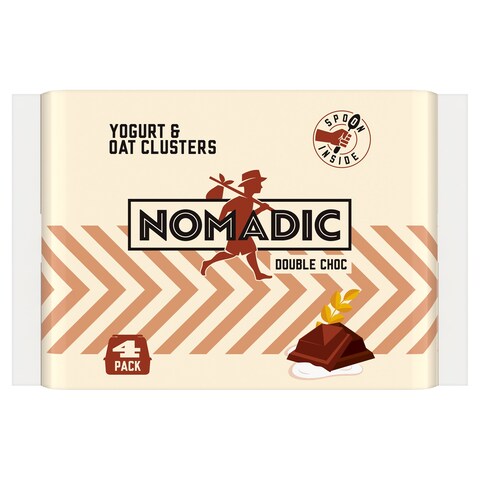 Nomadic Yoghurt And Oat Clusters Chocolate 3 X 169G - Tesco Groceries