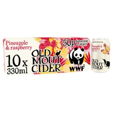 Old Mout Cider Pineapple Raspberry 10 X 330Ml - Tesco Groceries