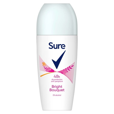 Sure 48h Bright Bouquet Antiperspirant Deodorant Roll On 50ml - Tesco ...
