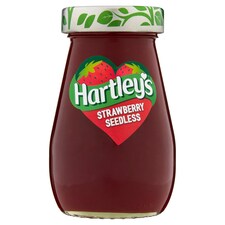 Hartleys Best Strawberry Seedless Jam 340G - Tesco Groceries