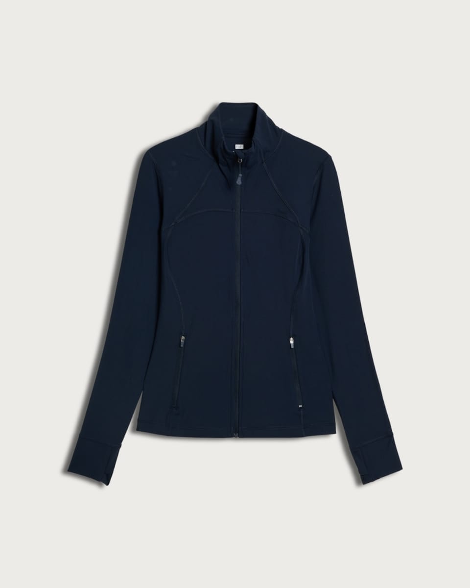F&F Active ULTRAMOVE Zip Front Jacket in Navy - Tesco Groceries