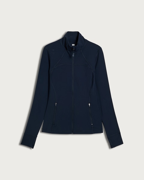 F&F Active ULTRAMOVE Zip Front Jacket in Navy - Tesco Groceries