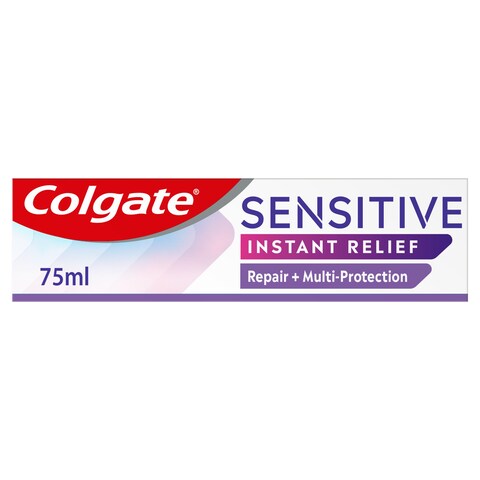 Colgate Sensitive Instant Relief Repair + Multi-Protection Toothpaste ...