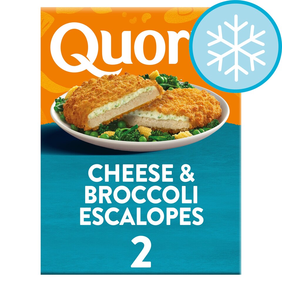 Quorn 2 Cheese & Broccoli Escalopes 240G - Tesco Groceries