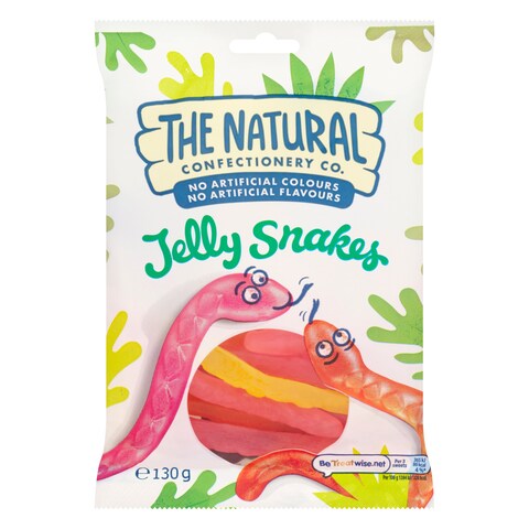 The Natural Confectionery Company Jelly Snakes Sweets Bag 130g - Tesco ...
