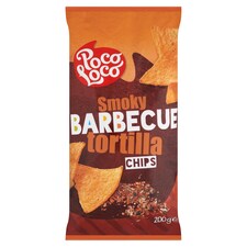 Poco Loco Tortilla barbecue ízesítés& kukoricachips 200 g - Tesco Groceries
