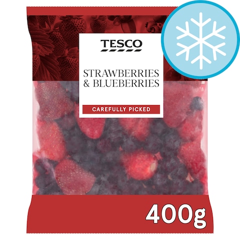 Tesco Strawberries & Blueberries 400G - Tesco Groceries