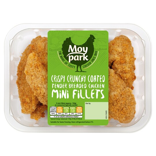Moy Park Breaded Mini Fillets 300G - Tesco Groceries