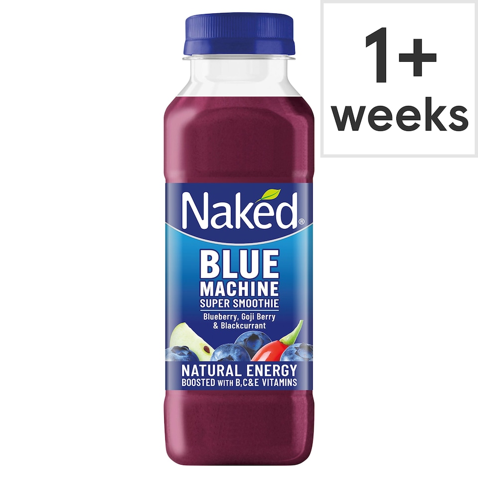 Naked Blue Machine Blueberry Smoothie 300Ml - Tesco Groceries