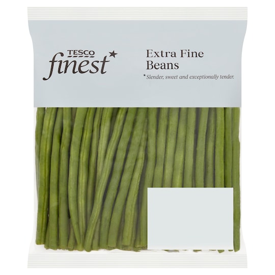 Tesco Finest Extra Fine Beans 200G - Tesco Groceries