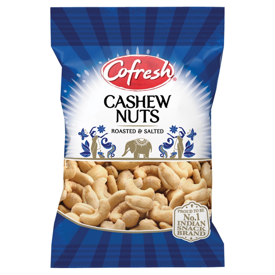 Cofresh Salted & Roasted Cashew clipstrip 60g - Tesco Groceries