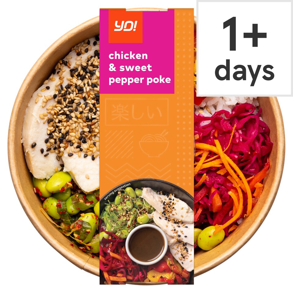 YO! Chicken & Sweet Pepper Poke 296g - Tesco Groceries