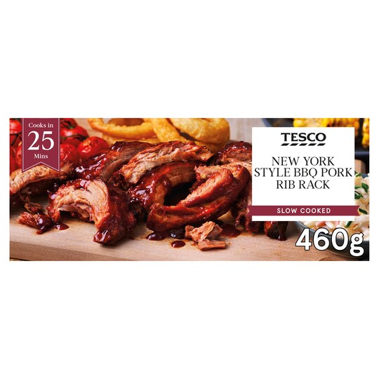 Tesco New York Style Pork Rib 460G - Tesco Groceries