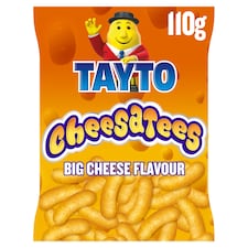 Tayto Cheesatees Big Cheese Flavour Crisps 110G - Tesco Groceries