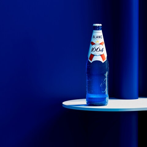 Kronenbourg 1664 Blanc Premium Lager Beer Bottle 600ml - Tesco Groceries