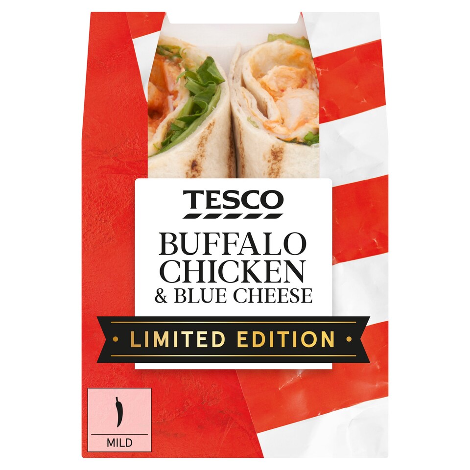 Tesco Limited Edition Buffalo Chicken & Blue Cheese Wrap - Tesco Groceries