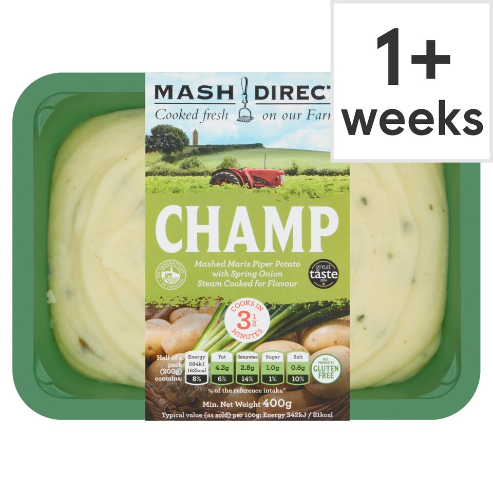 Mash Direct Champ 400G - Tesco Groceries