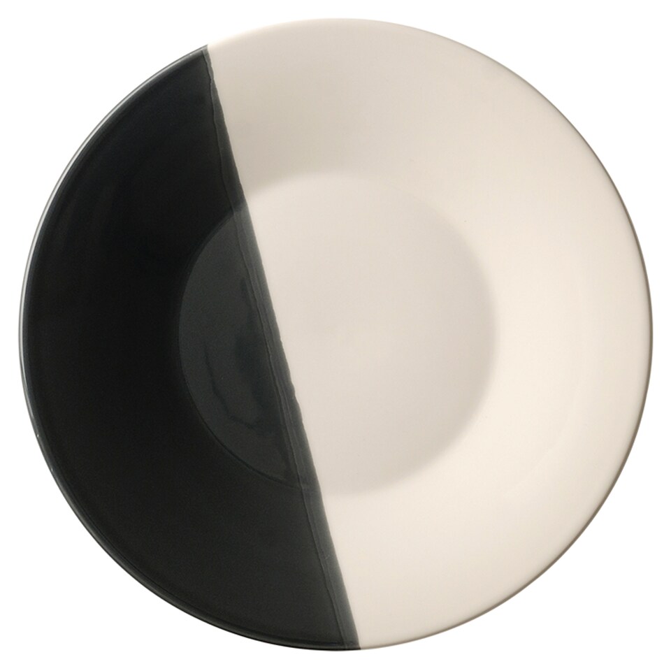 Tesco Retro Dipped Side Plate Charcoal - Tesco Groceries