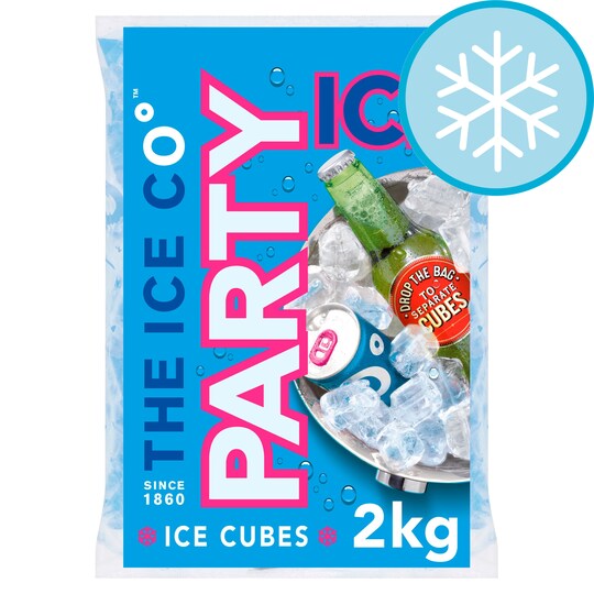 The Ice Co. Ice Cubes 2Kg - Tesco Groceries