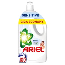 Ariel Tekutý prací prostriedok, 100 praní, Sensitive - Tesco Groceries