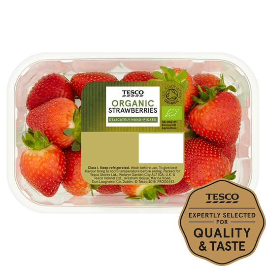 Tesco Organic Strawberries 300G - Tesco Groceries