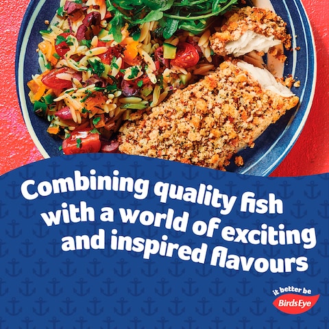 Birds Eye Captain's Discoveries 2 Focaccia Crumb Mediterranean Fish ...