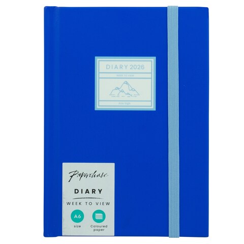 Paperchase 2026 A6 WTV Colour block Diary - Tesco Groceries