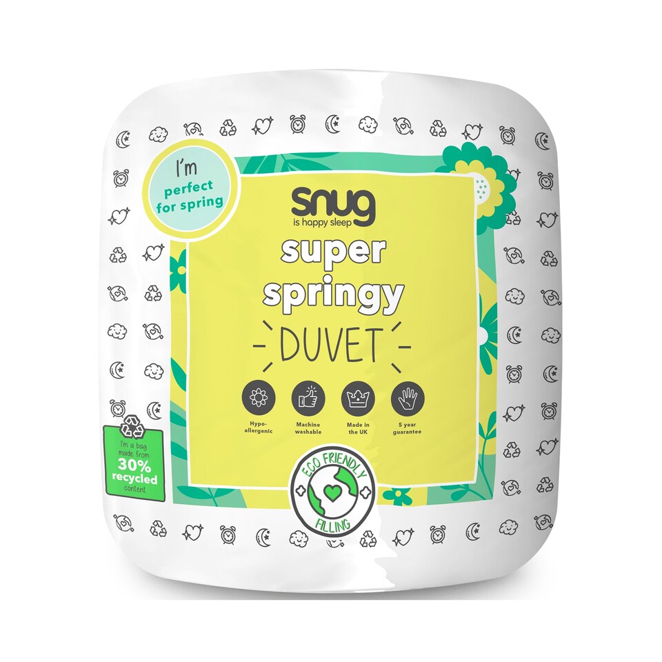 Snug Super Springy 7.5 Tog Duvet Superking - Tesco Groceries