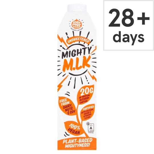 Mighty Pea M.Lk Unsweetened Milk Alternative 1 Litre - Tesco Groceries