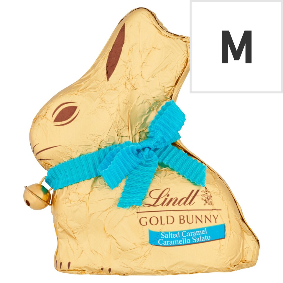 Lindt Gold Bunny Salted Caramel Milk Chocolate 100g - Tesco Groceries
