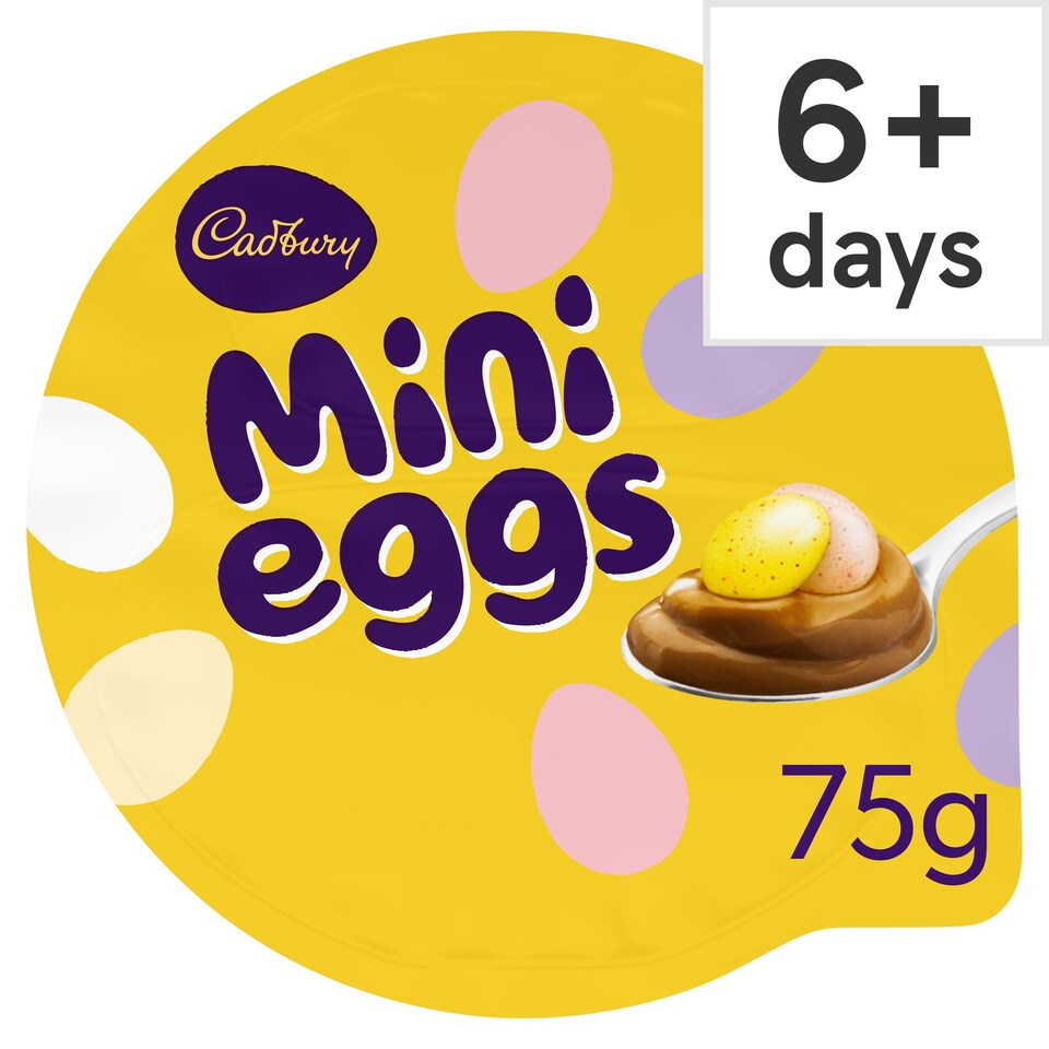 Cadbury Mini Eggs Milk Chocolate Dessert 75G - Tesco Groceries