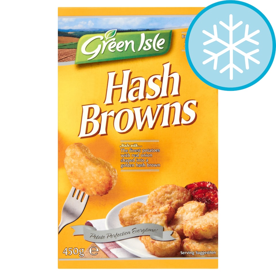 Green Isle Original Hash Browns 450G - Tesco Groceries