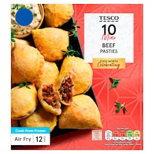 Tesco 10 Mini Beef Pasties 280g - Tesco Groceries