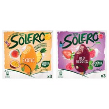 Solero Red Berries Ice Cream 3 X 90Ml - Tesco Groceries