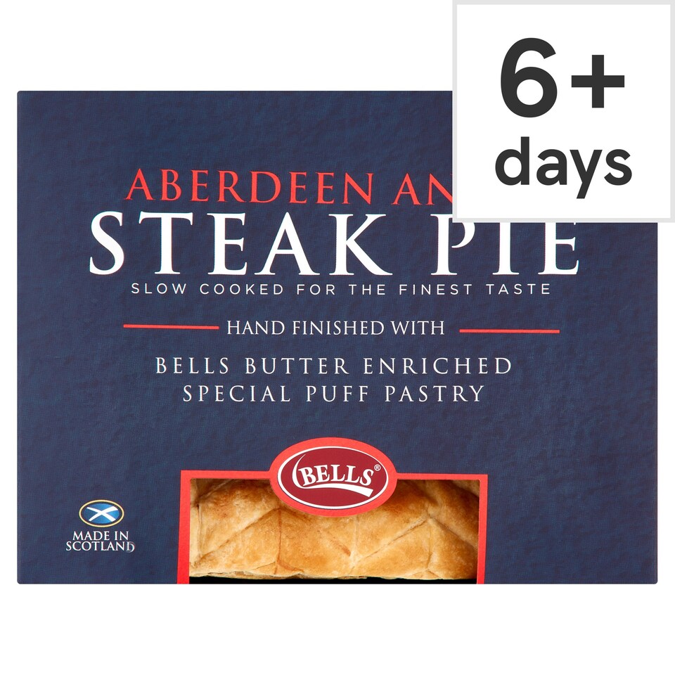 Bells Aberdeen Angus Steak Pie 400G - Tesco Groceries