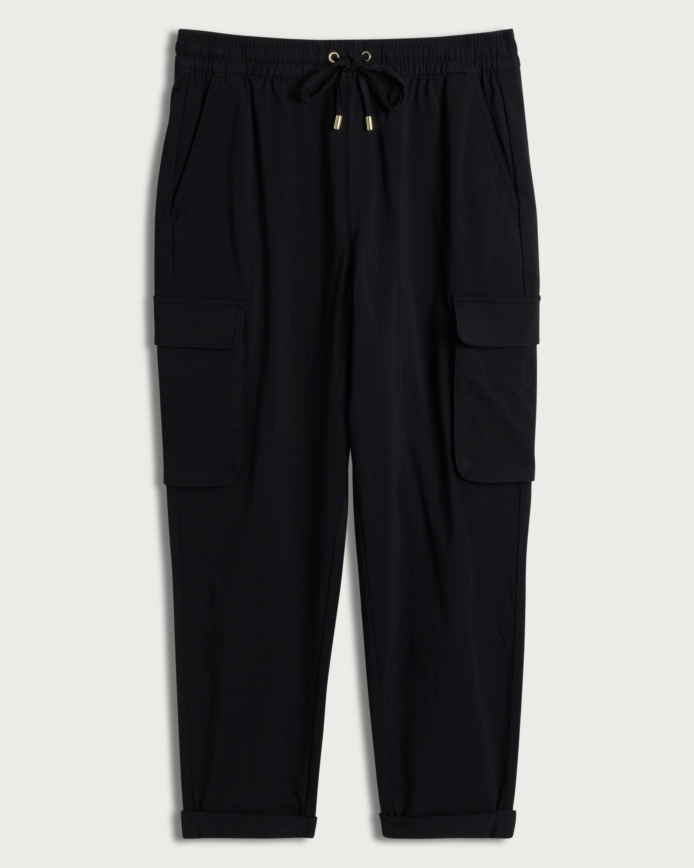 F&F Ultra Comfort Cargo Trousers in Black - Tesco Groceries
