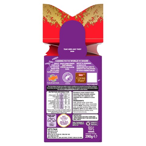 QUALITY STREET Strawberry Creme Carton 290g - Tesco Groceries