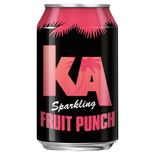 K.A. Sparkling Fruit Punch Can 330Ml - Tesco Groceries