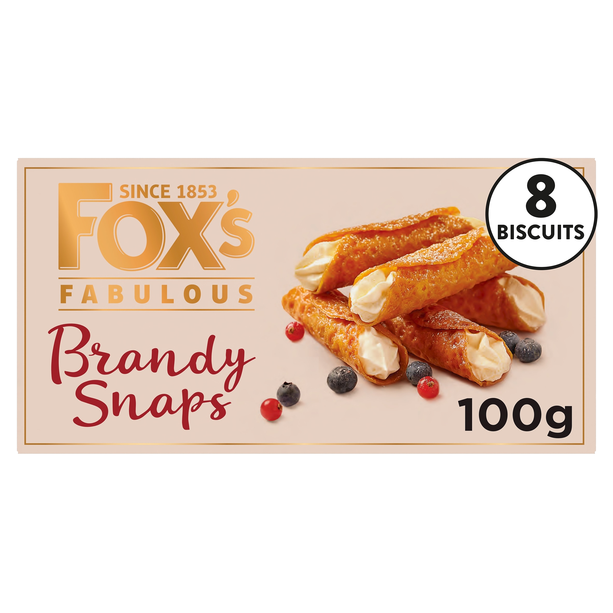 Fox's Fabulous Brandy Snaps 100g - Tesco Groceries