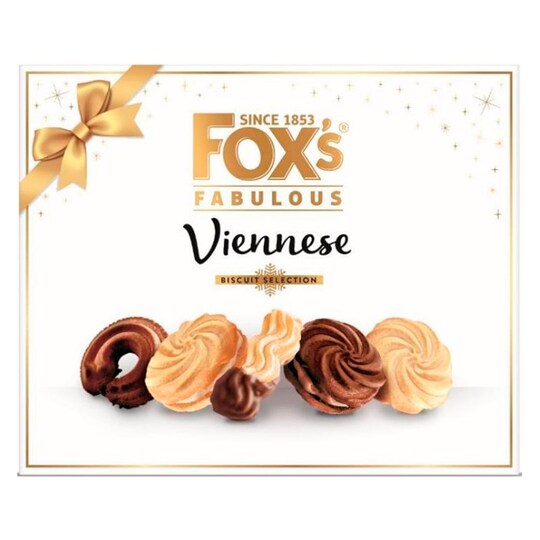 Fox's Fabulous Viennese Biscuit Selection 350G - Tesco Groceries